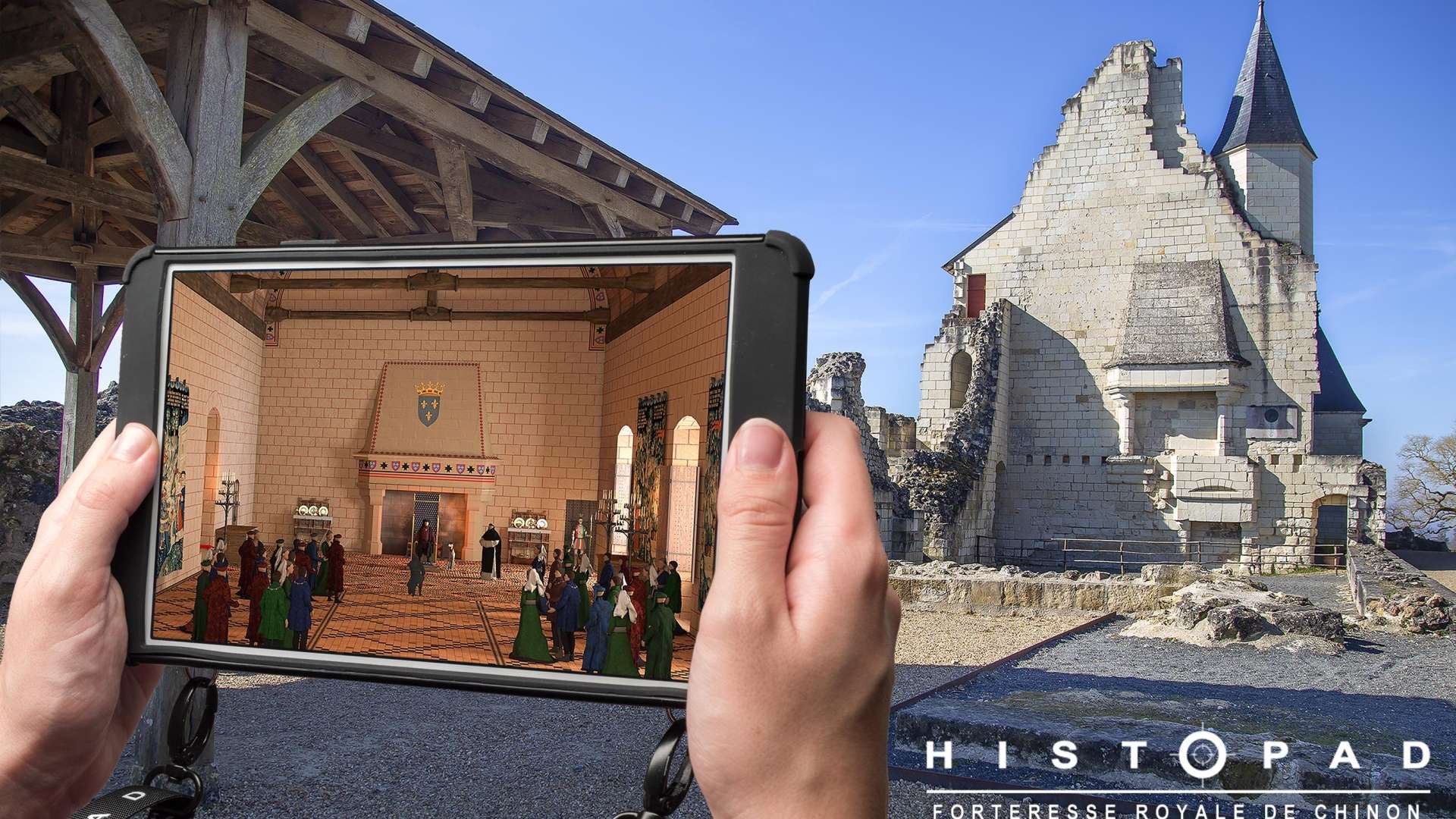 Histopad ®: a visit in immersion | Forteresse de Chinon