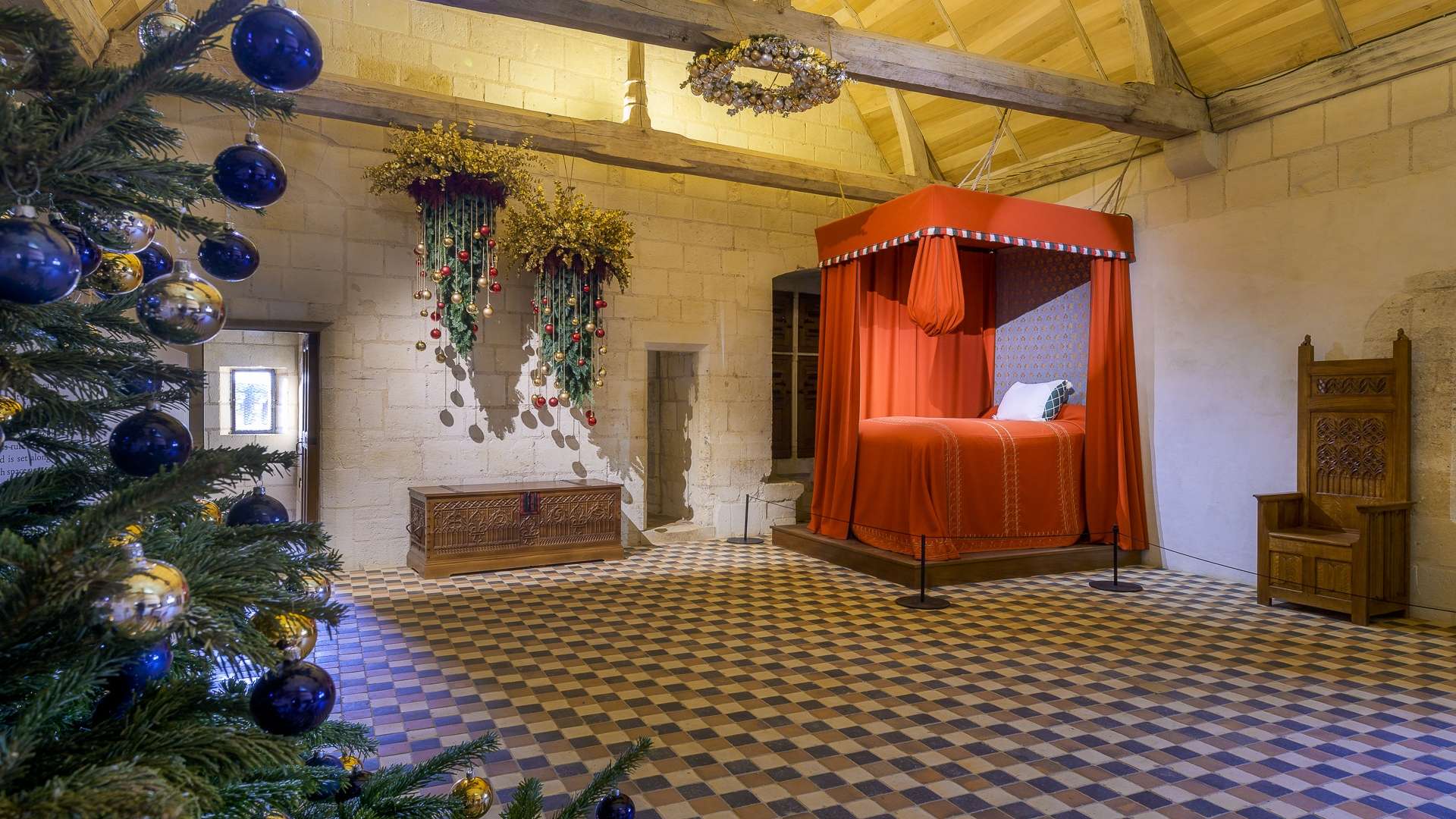 Noël au pays des châteaux | Forteresse de Chinon